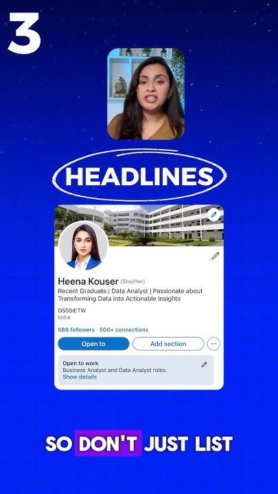 Perfect LinkedIn profile #trending #dataanalytics #linkedin - YouTube