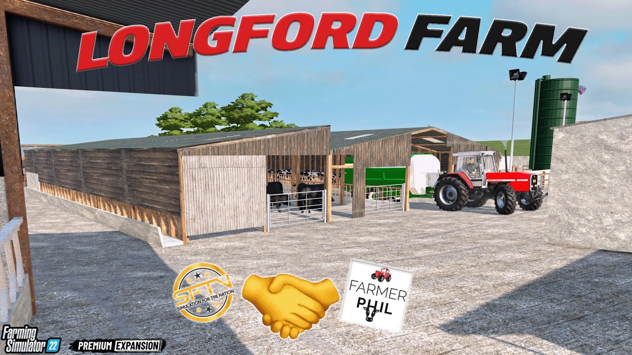 LONGFORD FARM - SIX cattle SHEDS! | Farmer Phil's Map progress UPDATE ...