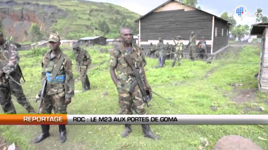 RDC : Le M23 aux portes de Goma - YouTube
