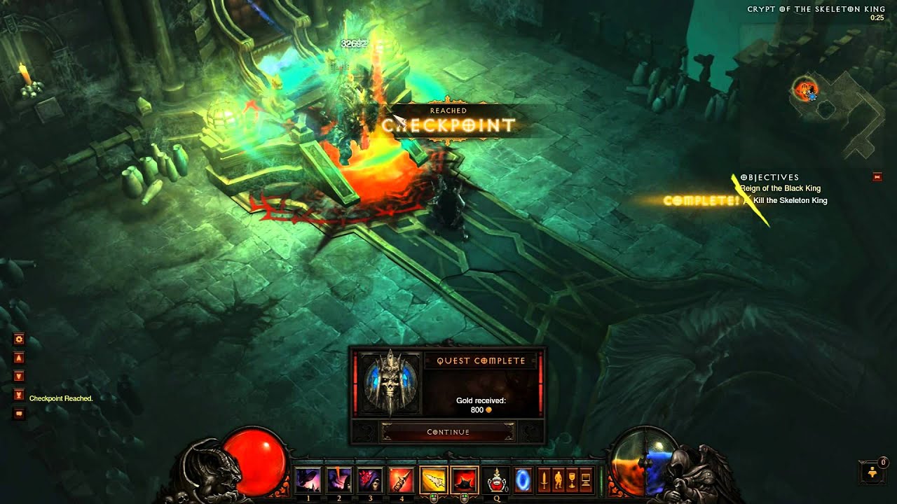 Diablo 3 - Skeleton King inferno (After patch) By Envy [personal record ...