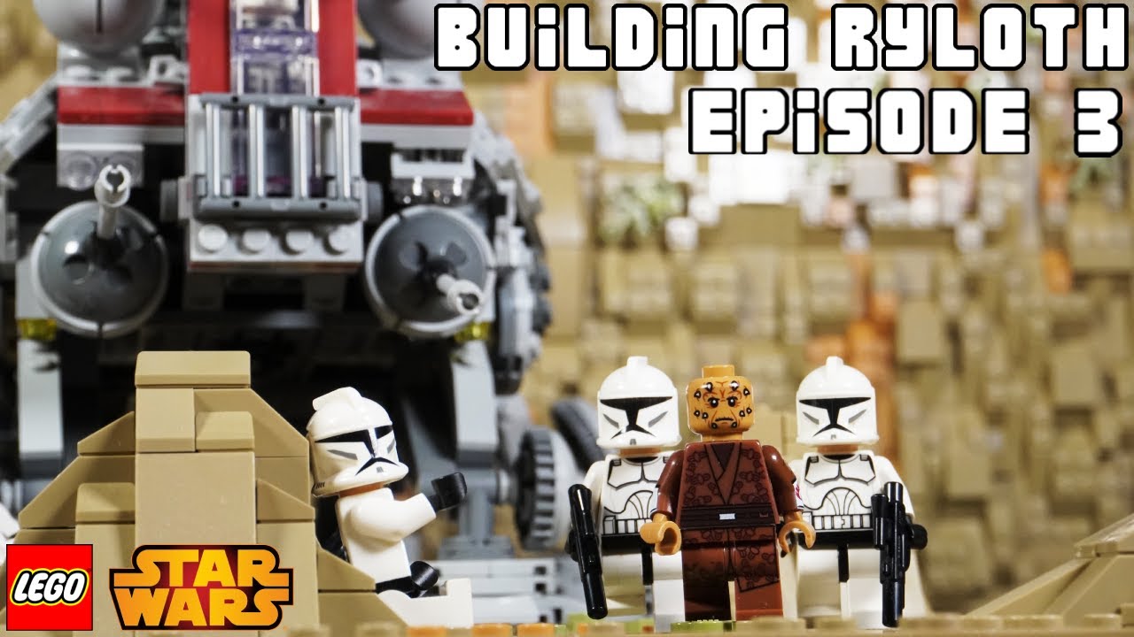 Building An AT-TE & Building The Mountain! Building The Battle Of ...