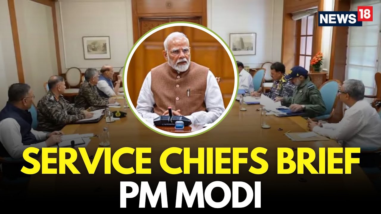 LIVE | India Pakistan War | Tri-Services Chiefs Meet PM Modi At 7 LKM ...