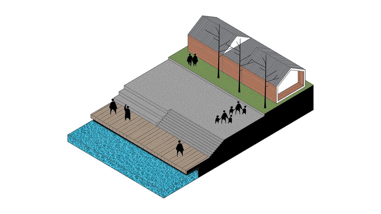 Axonometric Diagram in Sketchup and Photoshop - YouTube