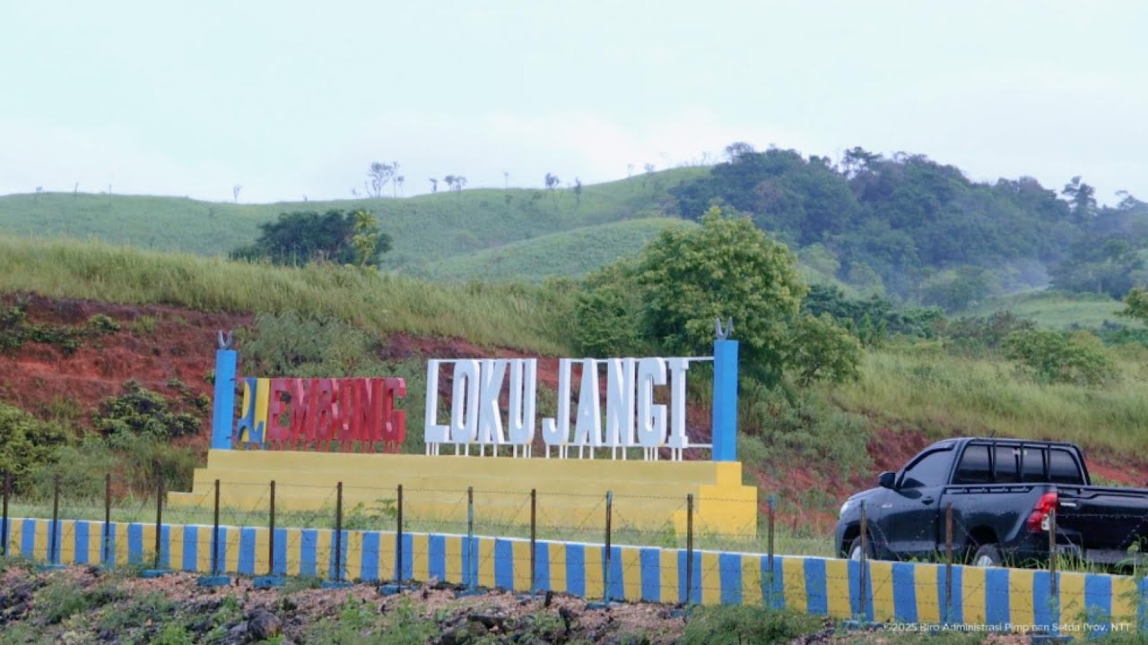 Pj Gubernur NTT Tinjau Lokasi Food Estate Dari Embung Loku Jangi, Desa ...