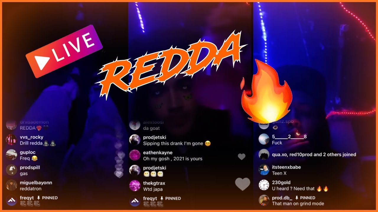 Redda Playing Some HEAT on IG Live ⚔️ - YouTube