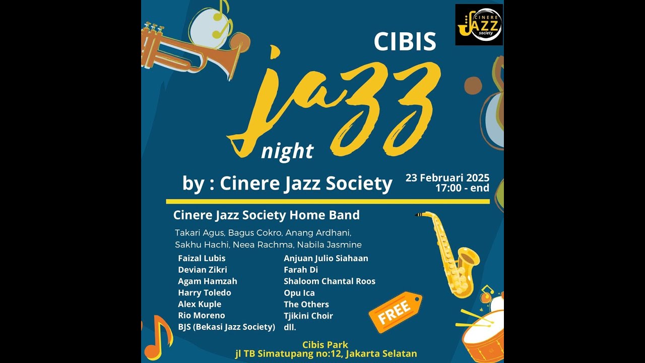 Cibis Jazz Night with Cinere Jazz Society (Live Cibis Park Jakarta ...
