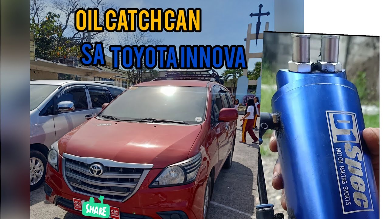 Oil Catch Can sa Toyota Innova - YouTube