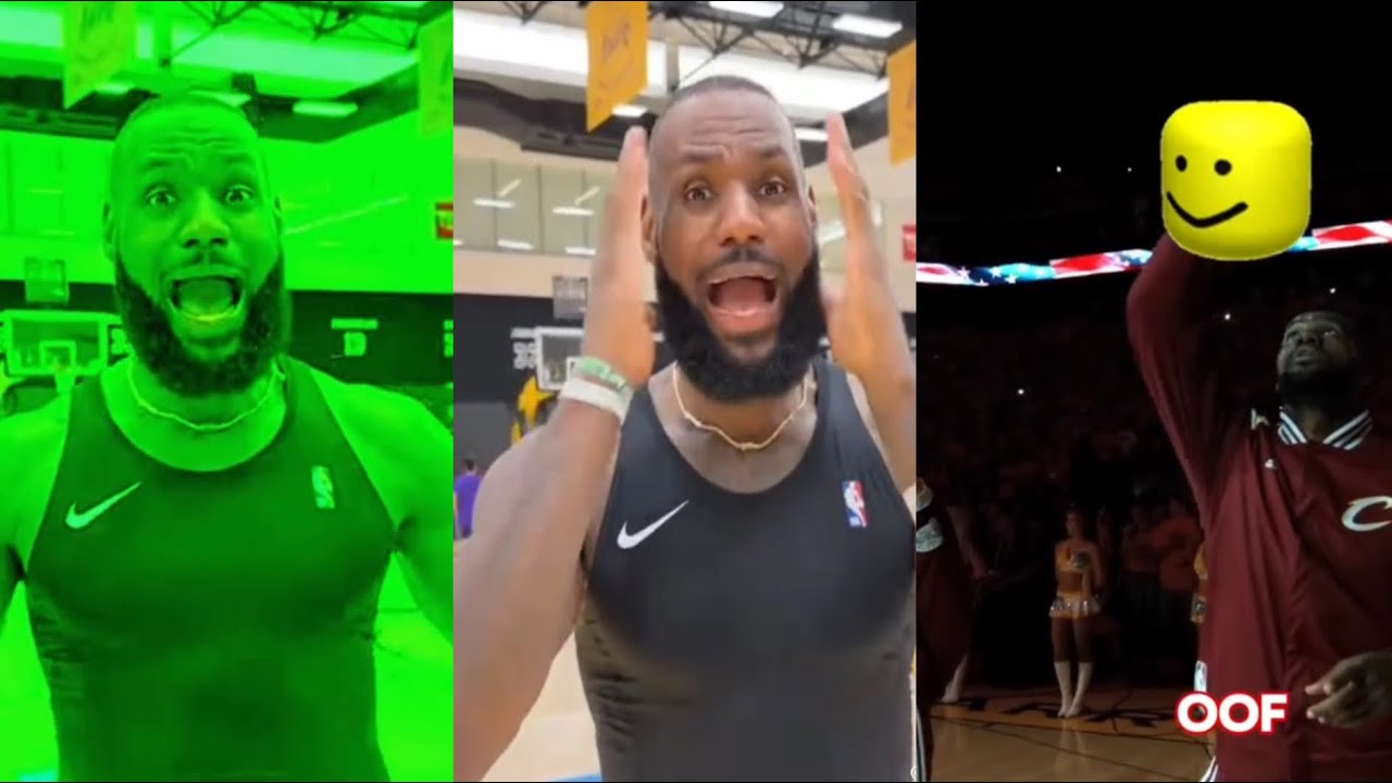 Lebron James Scream If You Love Tiktok Meme Compilation - YouTube
