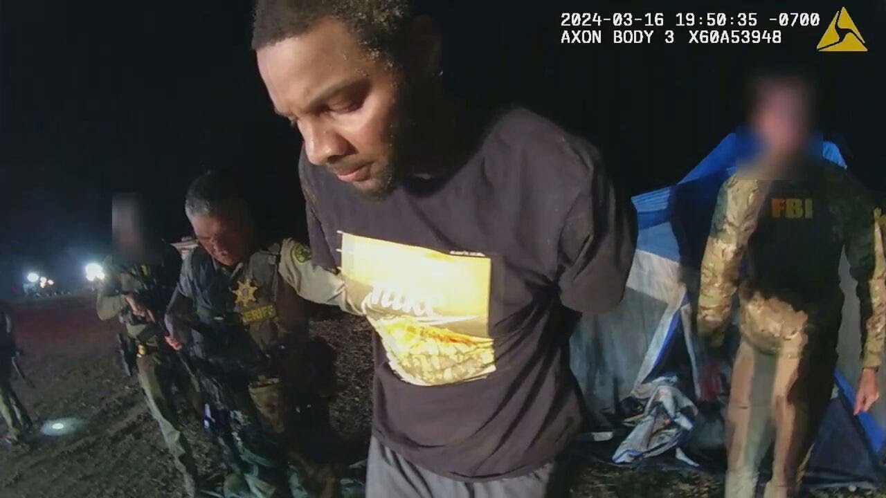 Sheriff: Bodycam footage of Benjamin Taylor’s arrest in California ...