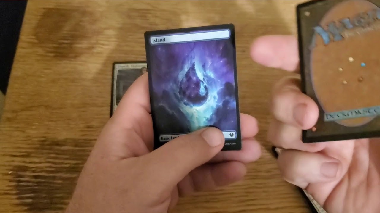 Magic the Gathering card opening - YouTube