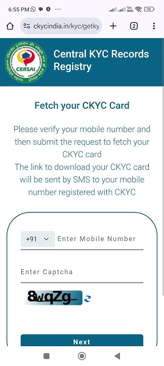 How to know your CKYC number - YouTube