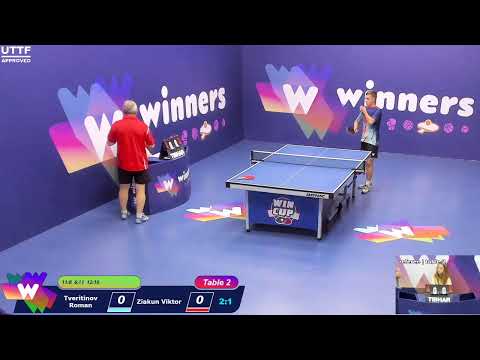 WINners CUP table 2  30.09 Tveritinov Roman - Ziakun Viktor 18:30
