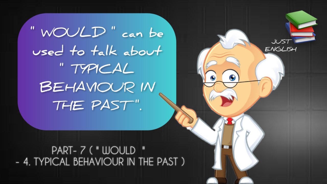 DAY 7 - EASY ENGLISH GRAMMAR " WOULD " (4. TYPICAL BEHAVIOUR IN THE ...