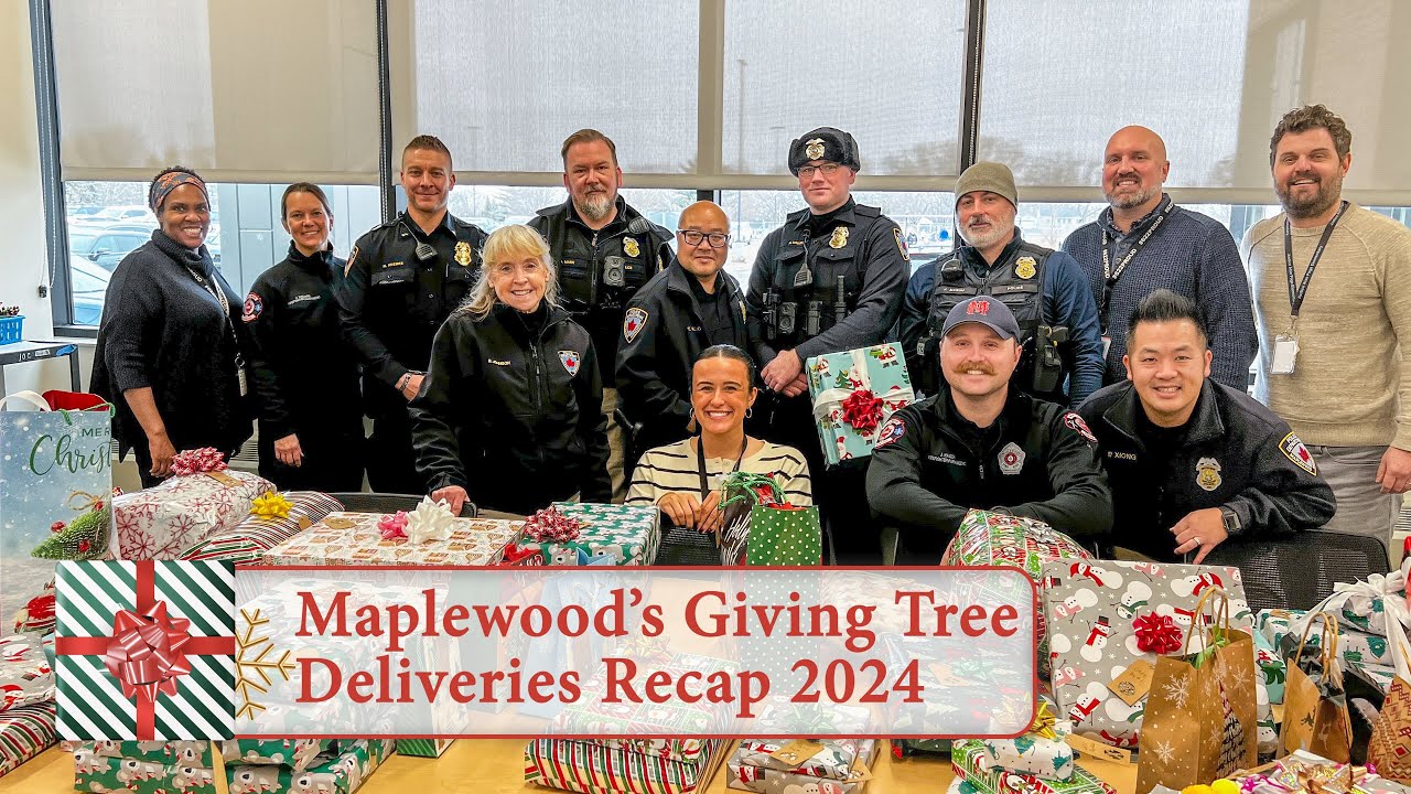 Maplewood's Giving Tree Deliveries Recap 2024 - YouTube