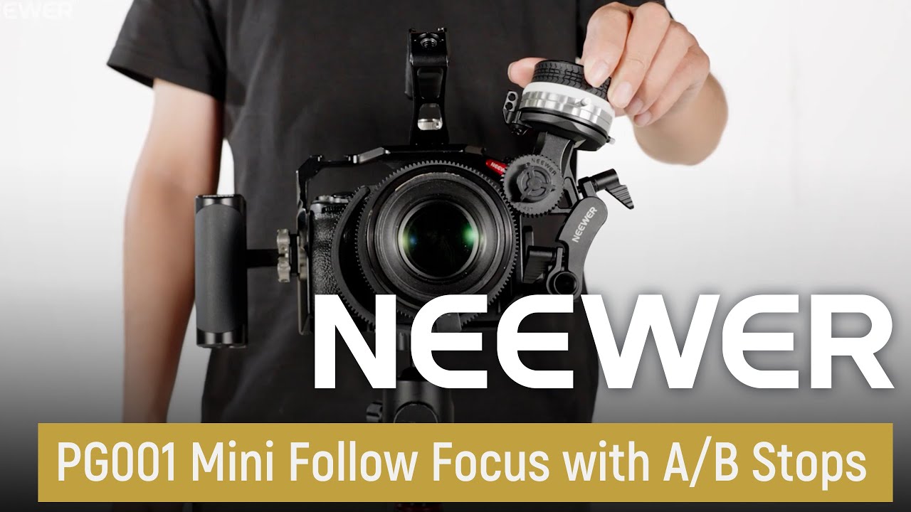 Introducing the NEEWER PG001 Mini Follow Focus with A/B Stops - YouTube