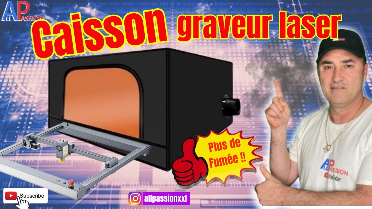 caisson pour graveur laser ? adapté pour de nombreux graveurs - YouTube
