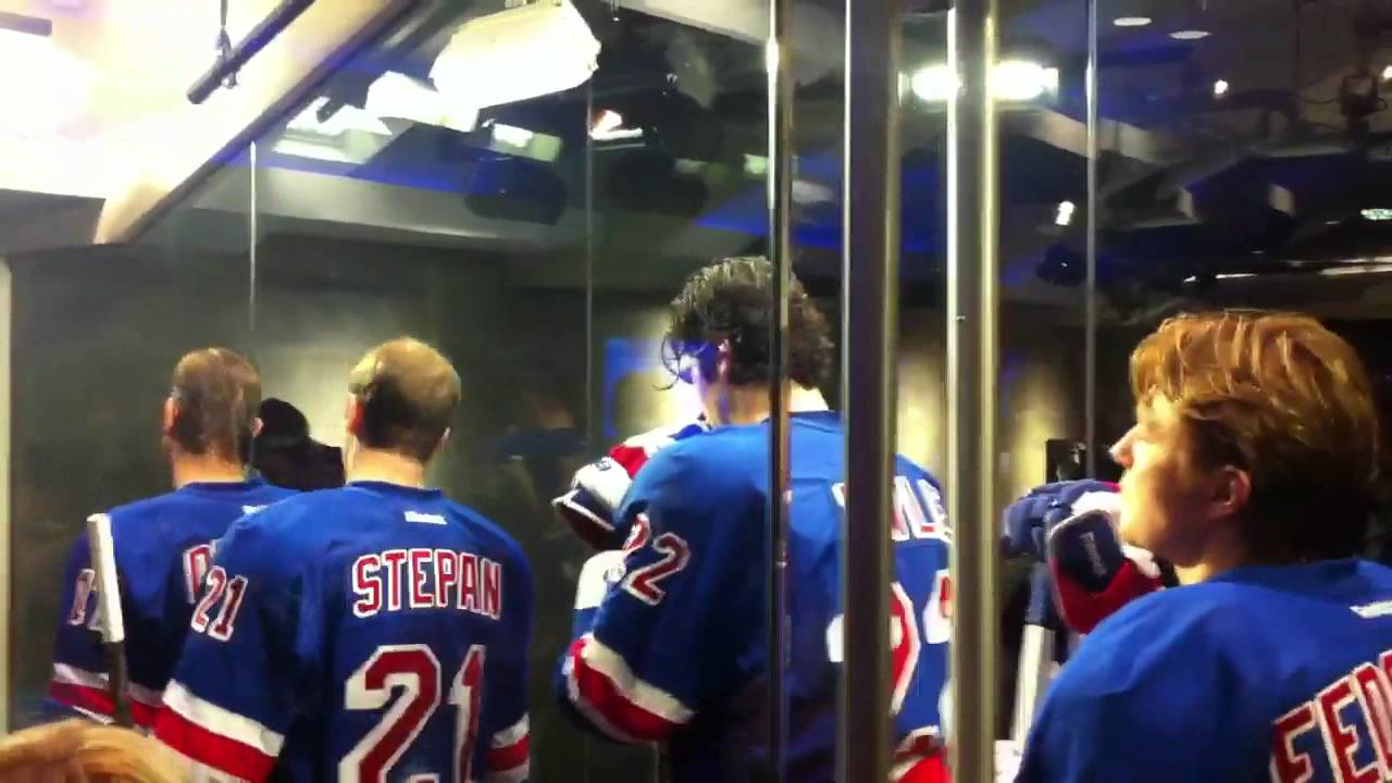 MSG Rangers Tunnel - Opening night after first stage renovation - YouTube