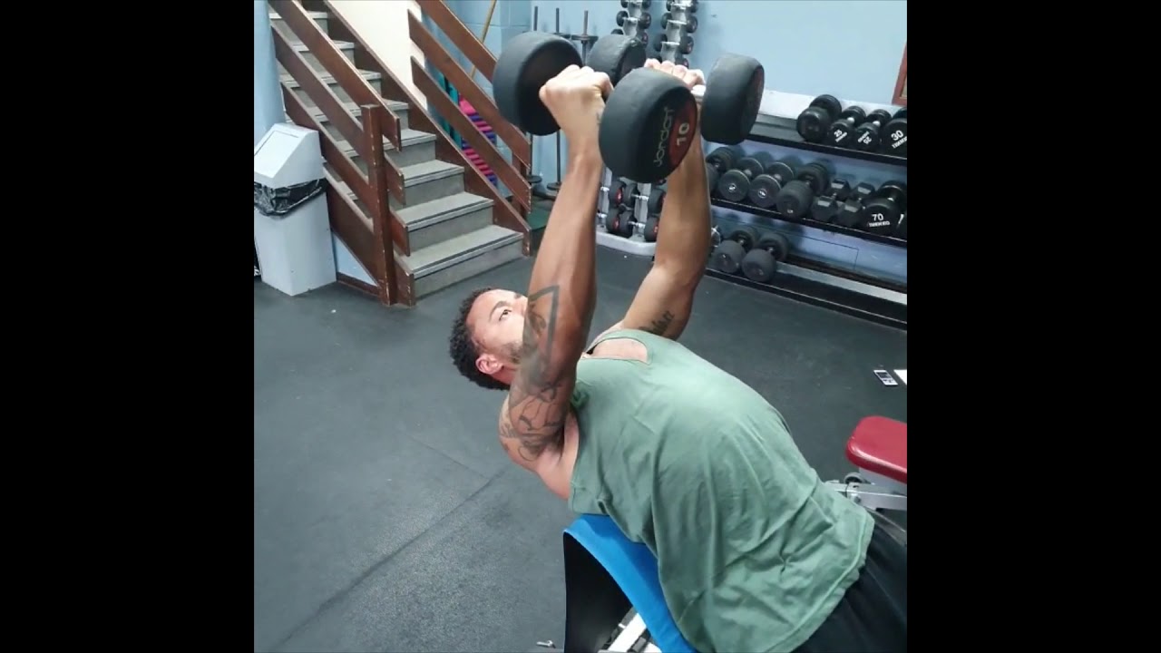 INCLINE CHEST FLY ON TOP OF BENCH - YouTube