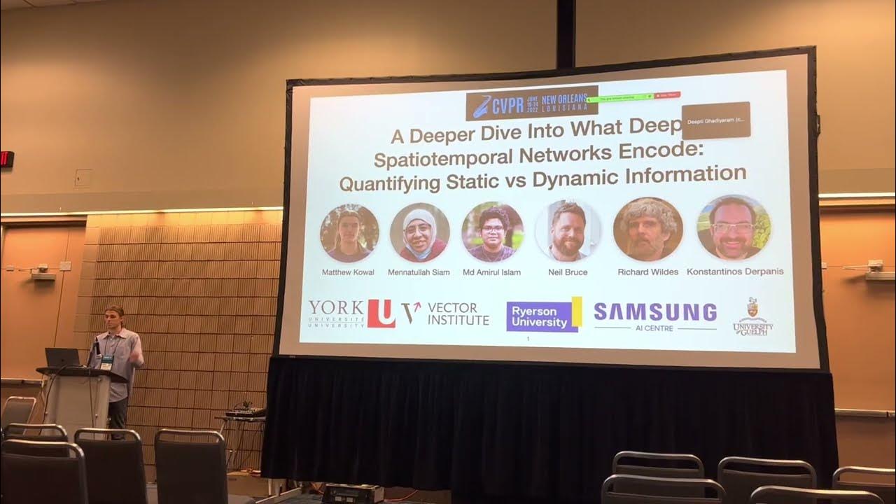 A Deeper Dive into What Deep Spatiotemporal Newtorks Encode (XAI4CV Spotlight Presentation ...