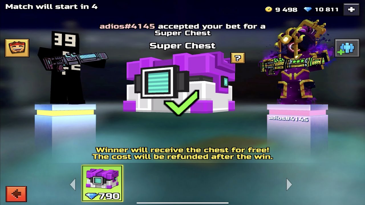 Pixel Gun 3D | Winning Super Chests in Duels - YouTube