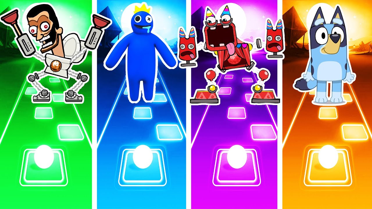 Toilet wubbox 🆚 Blue 🆚 BanBan wubbox 🆚 Blue bingo | Rainbow friends ...