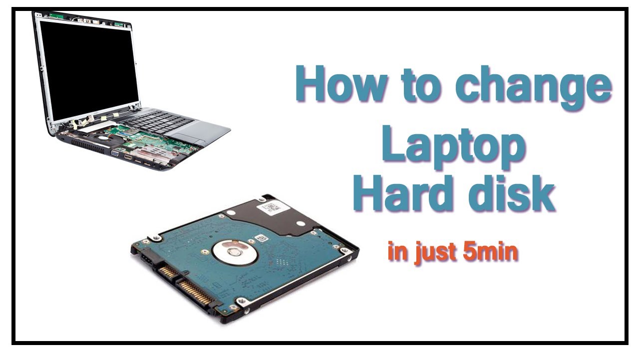 How to change Asus laptop hard disk - YouTube