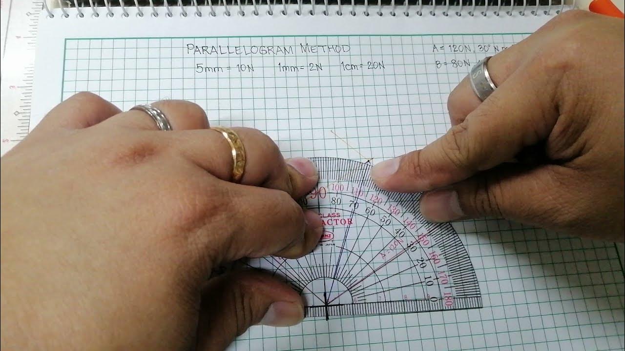 Parallelogram Method - Addition of Vectors demonstration | General Physics 1 (Tagalog-English ...
