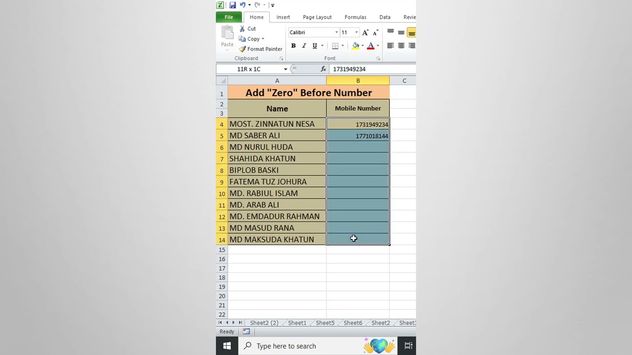 How To Add Zero Before Number On Excel shorts viralshorts youtubeshorts YouTube How To Add Zero Before Number On Excel shorts viralshorts youtubeshorts YouTube