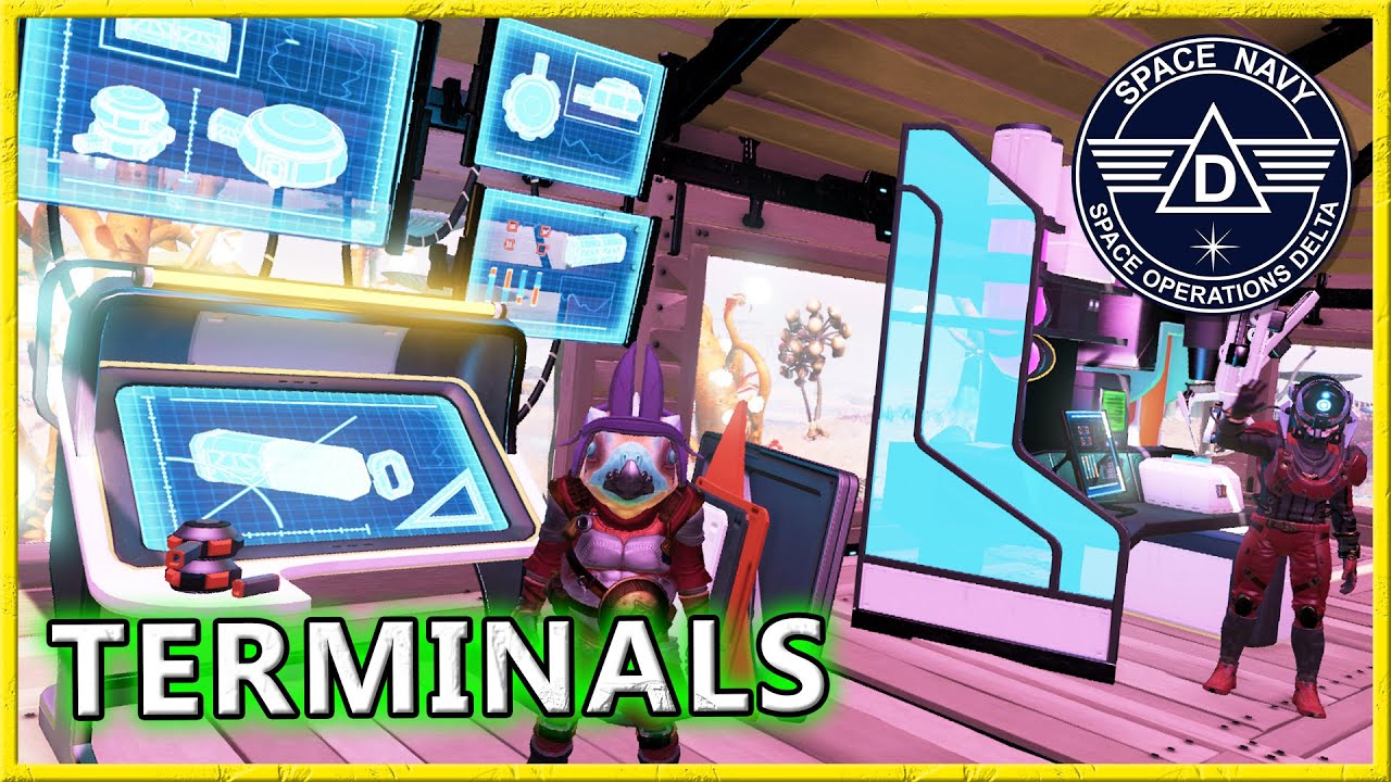 Terminals - Beginner Guide No Man's Sky - Captain Collins - YouTube