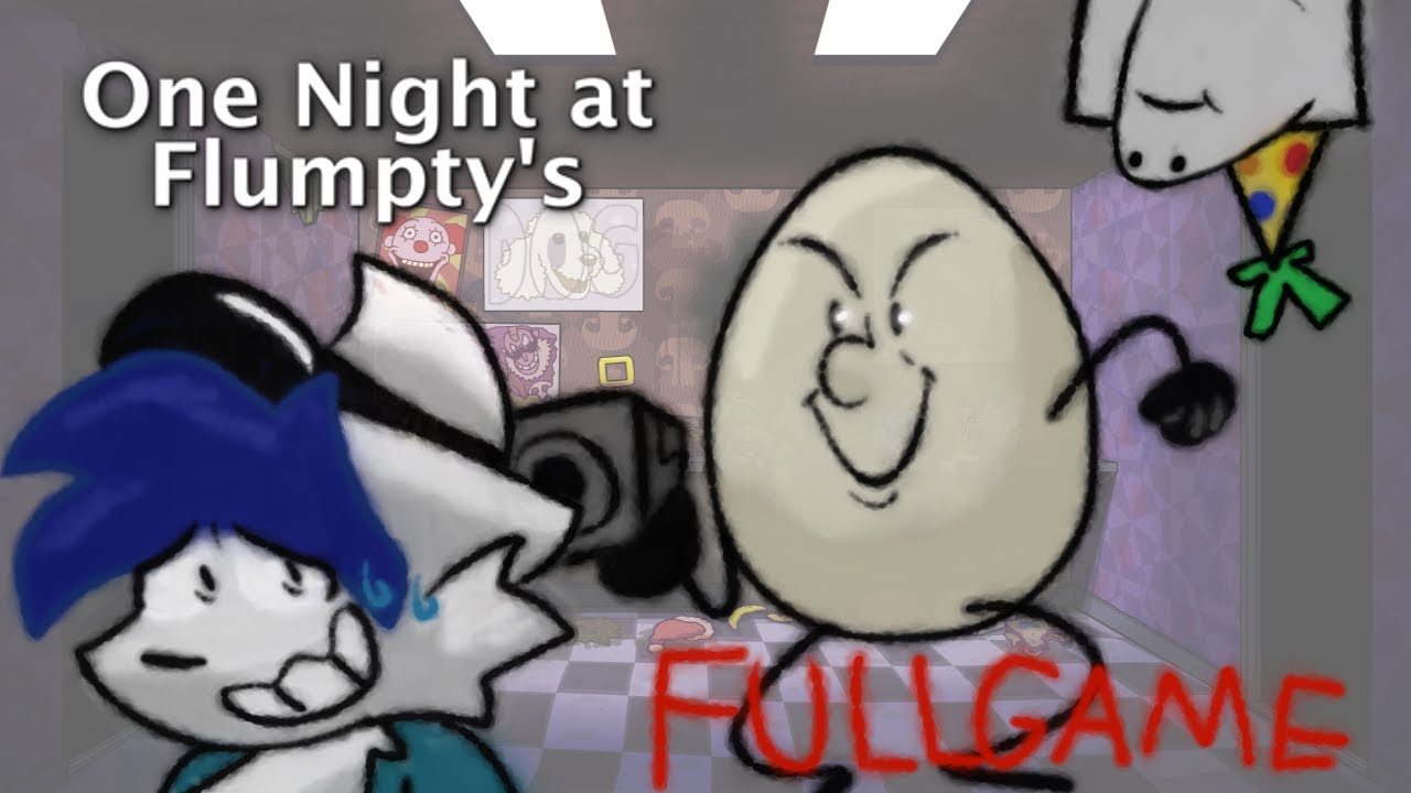 One Night at Flumpty's 1| 100 nights of misery (Full Game!) - YouTube