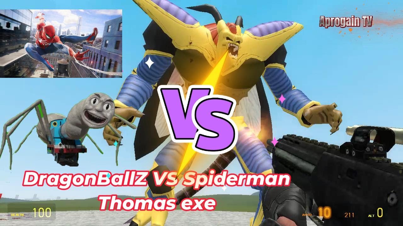🔥 EPIC BATTLE ROYALE! Dragon Ball Z vs. Spider-Man, Deadpool & THOMAS ...