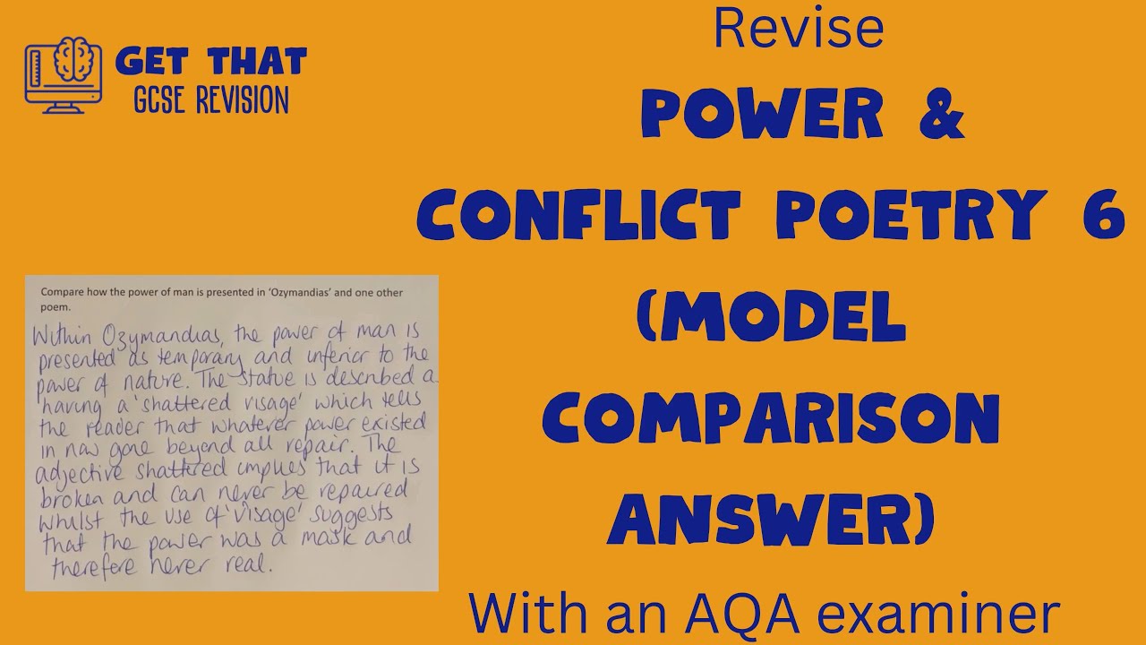 AQA English Lit GCSE Power & Conflict Poetry 6 - YouTube