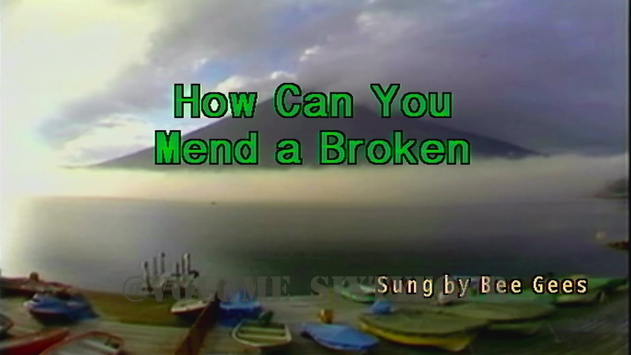 Bee Gees - How Can You Mend A Broken Heart || Karaoke/Lyrics/Instrumental