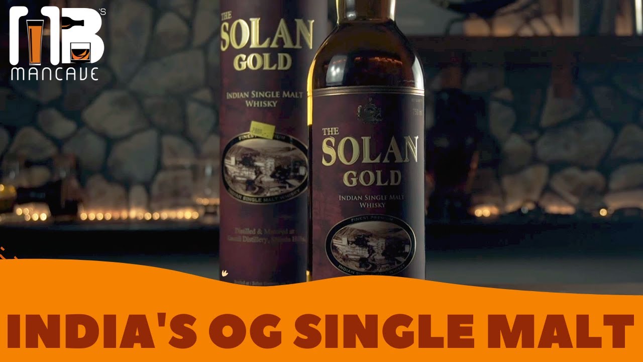 Solan Gold Single Malt Whisky Review in Hindi | #WhiskyWednesday - YouTube