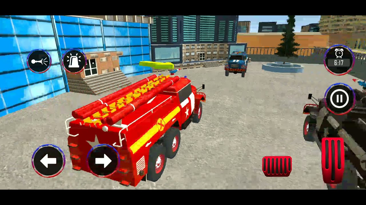 Real Fire Truck Games | Gameplay 3 | ASNS Simulator Game - YouTube
