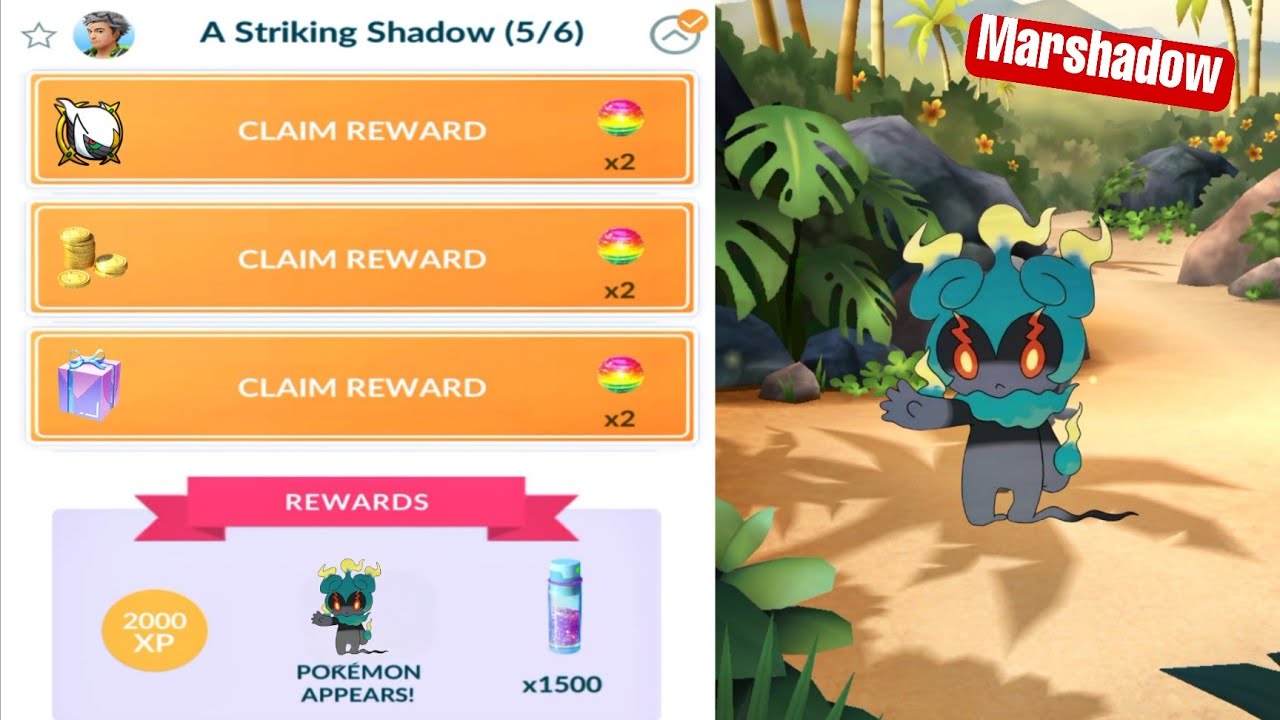 Secret Mythical Encounter: Catching Marshadow in Pokémon GO! #pokemongo ...