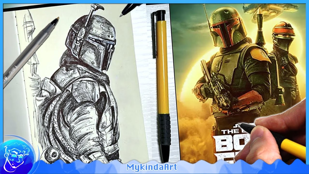 Boba Fett Drawing Color