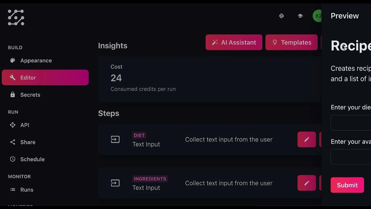 Create apps with AI-assistant - Clevis.app - YouTube