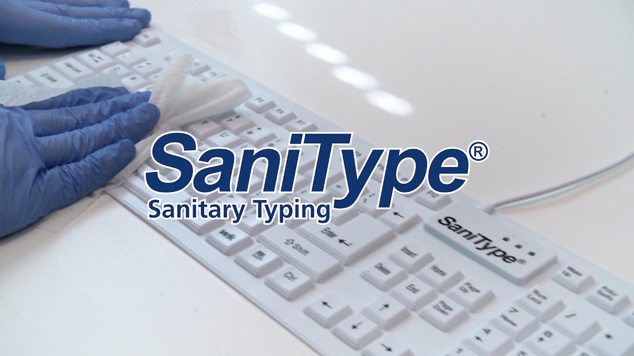 SaniType "Soft-touch Comfort" Hygienic Full-size Flexible Silicone ...