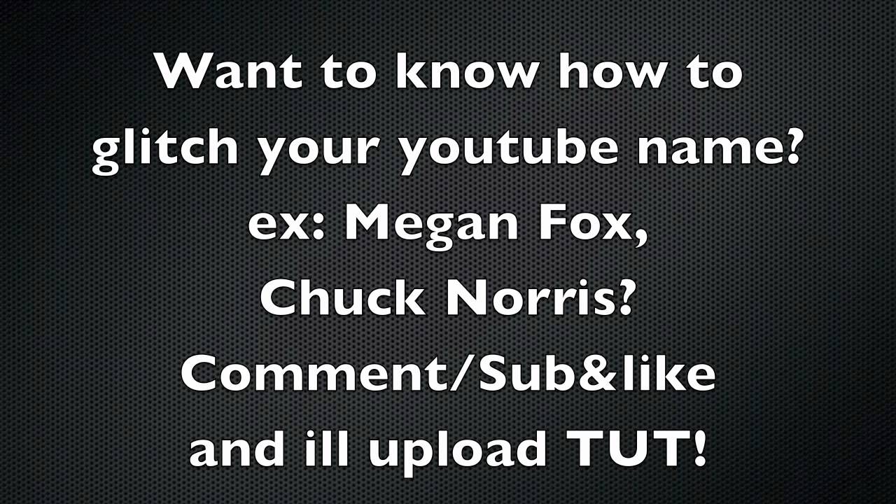 HOW TO PUT A SPACE IN YOUR YOUTUBE USER NAME YouTube how-to-put-a-space-in-your-youtube-user-name-youtube