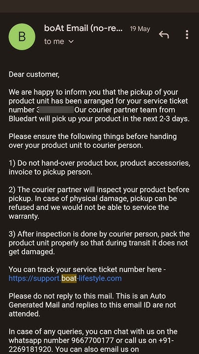 BOAT warranty Pickup pe kya dena hai delivery agent ko | kya bill or box dena jaroori hai?😱🤔 ...