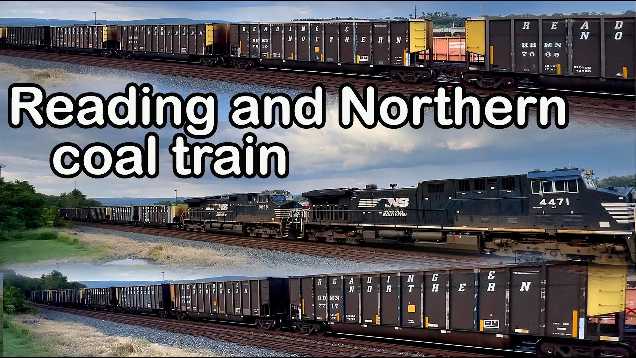 Reading Blue Mountain & Northern Railroad Coal Train Norfolk Southern ...