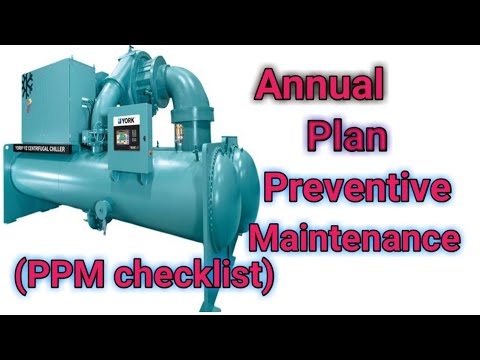 Anual PPM Service checklist (plan preventive maintenance @HVACguideline ...