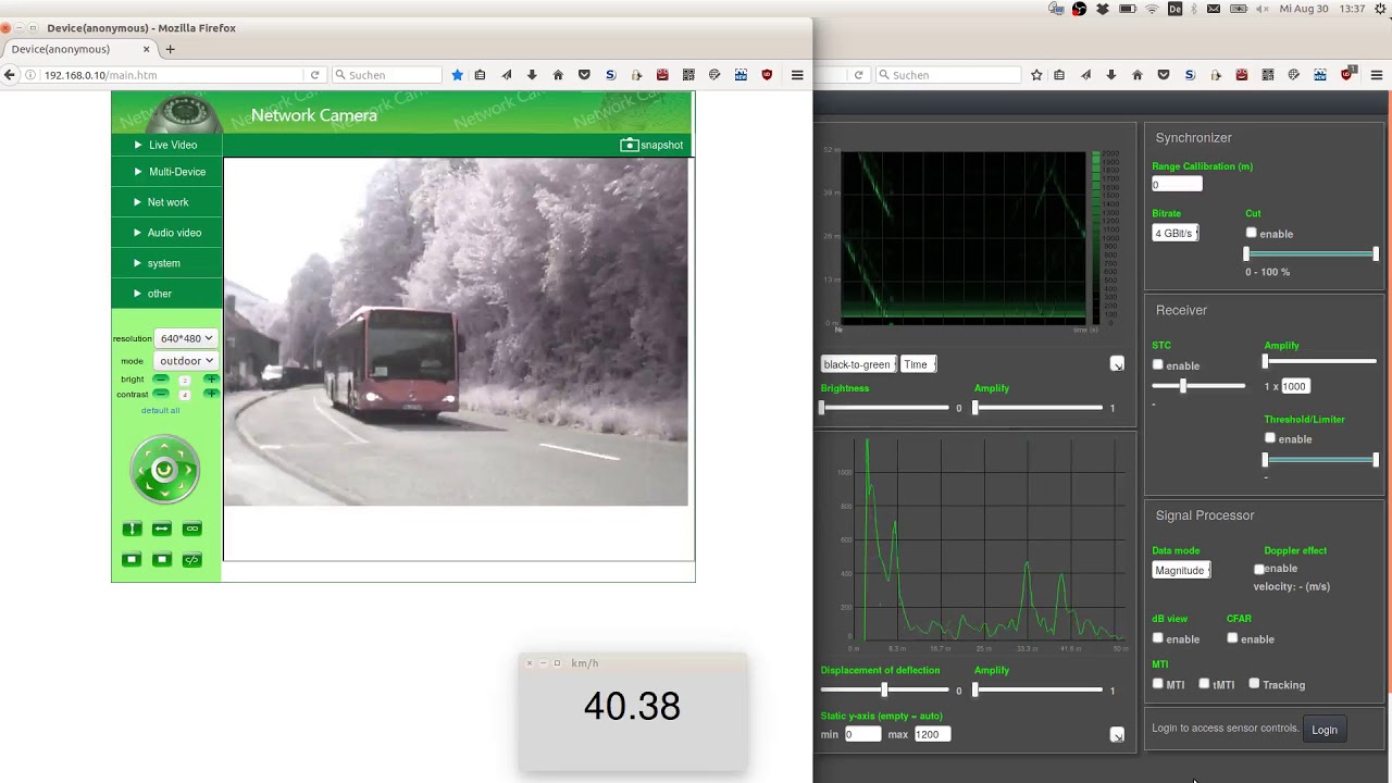 SkyRadar FMCW Base Module - CW Mode - YouTube