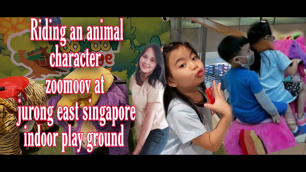 RIDING AN ANIMAL CHARACTER ZOOMOOV INDOOR PLAY GROUND AT JURONG EAST ...