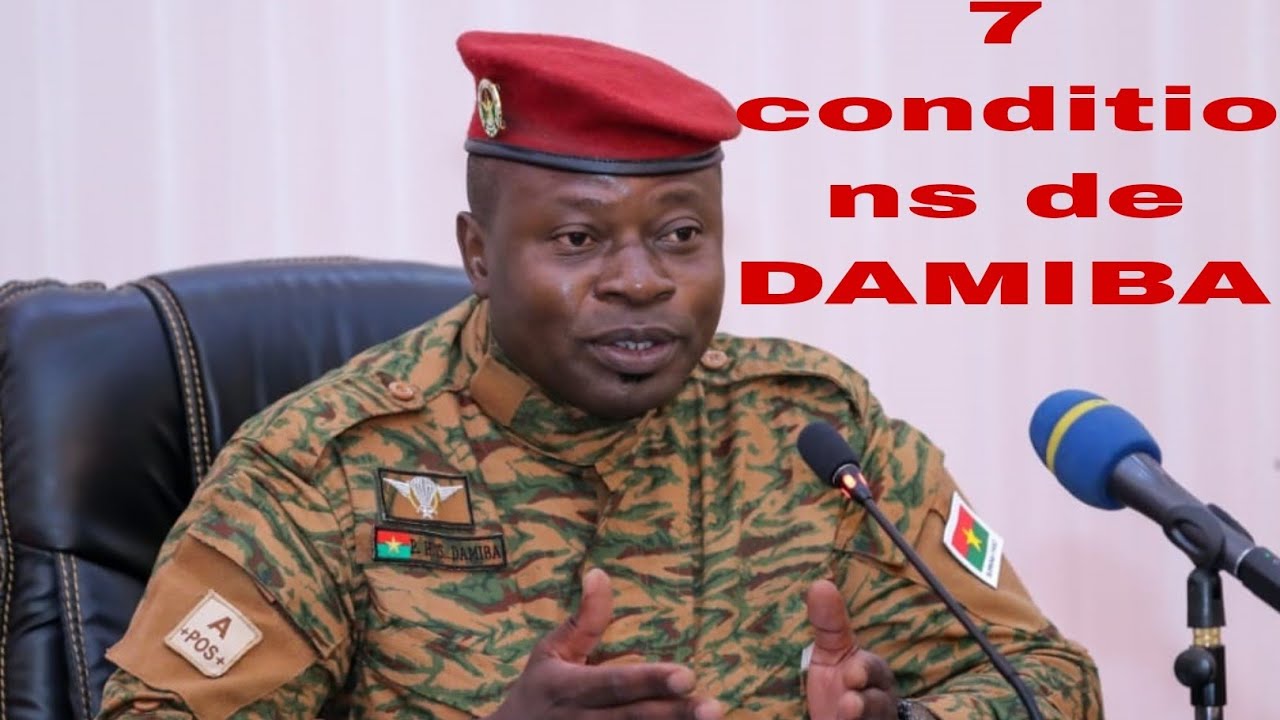 Burkina# les sept conditions posé par DAMIBA avant de rendre sa ...