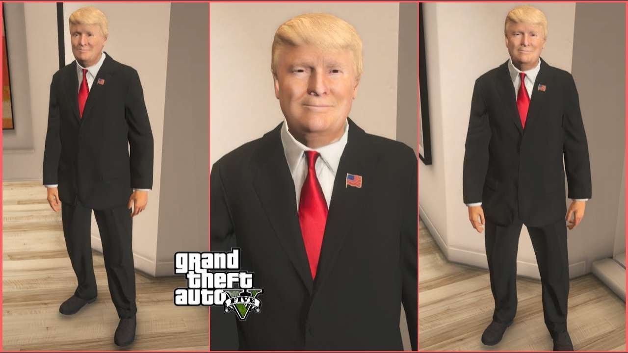 GTA 5: President Donald Trump Ped Mod for [Fivem Servers & Singleplayer ...