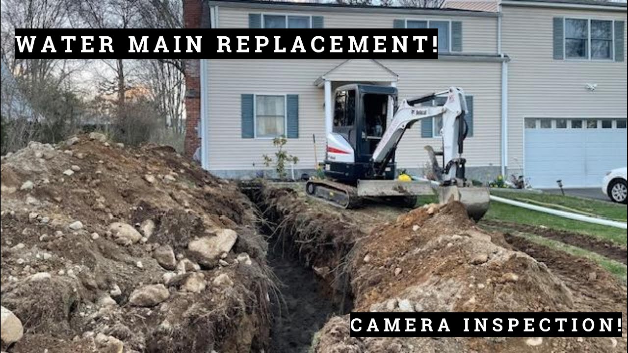Water Main Replacement + Camera Inspection! - YouTube