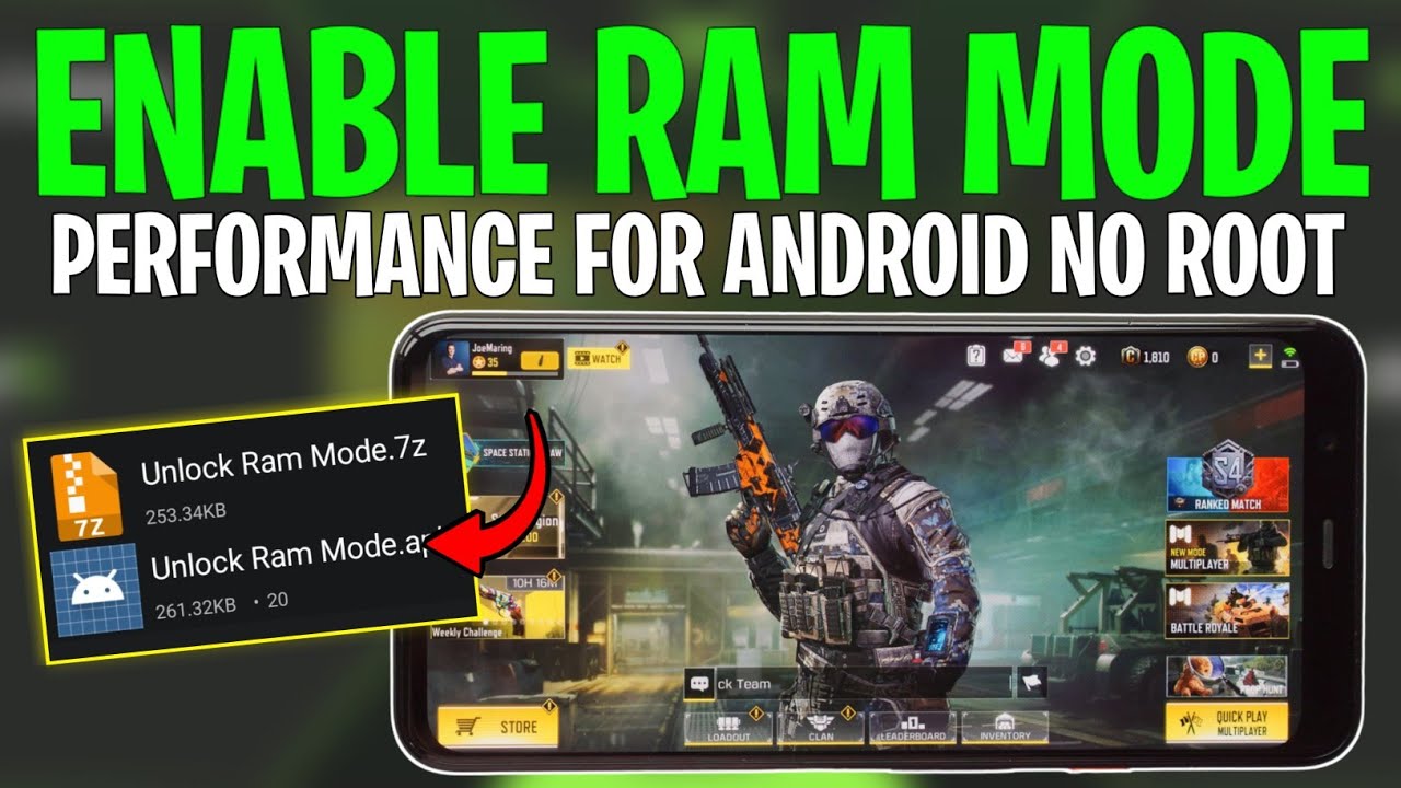 Unlock Ram Mode On Performance | Boost Android Ram & Fix Lag ! - YouTube
