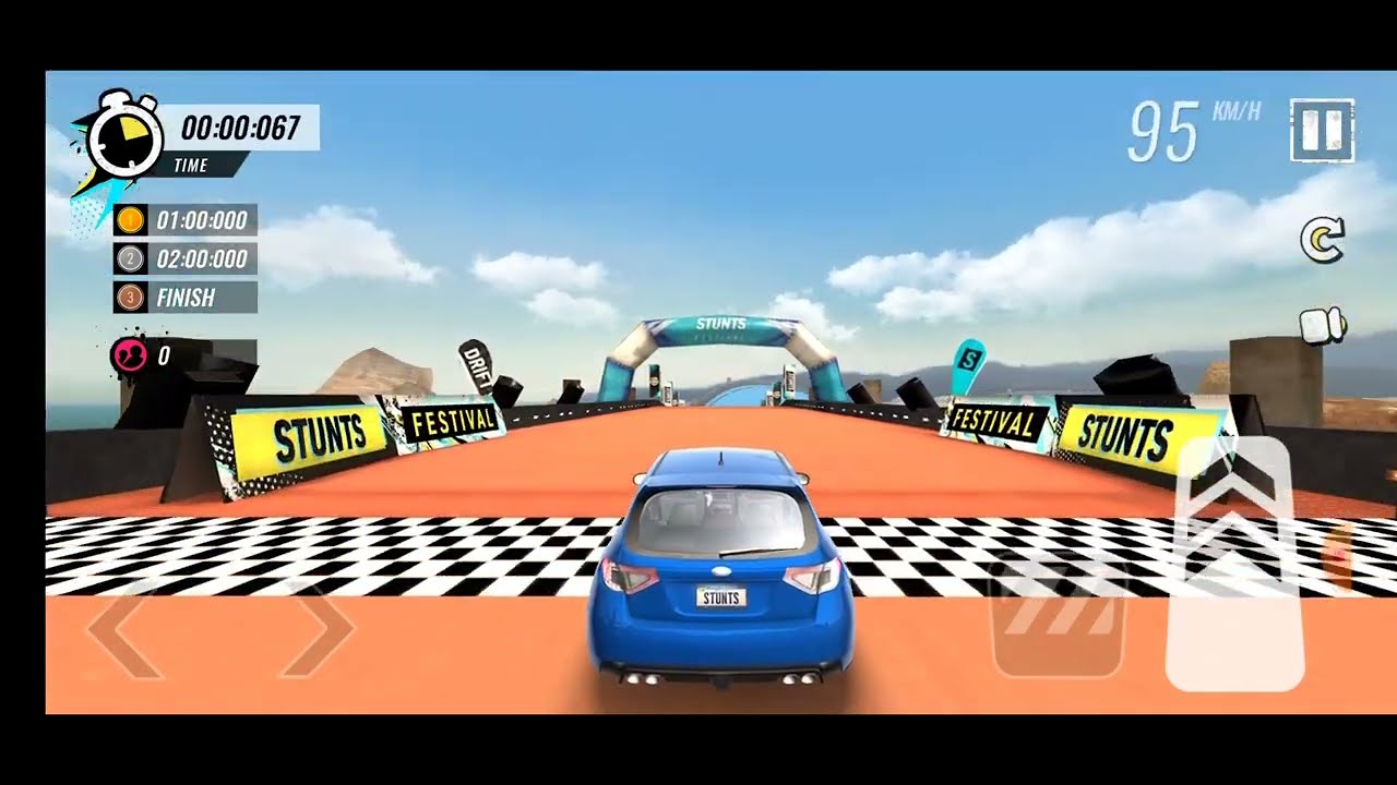 Car stunt races level 1 - YouTube